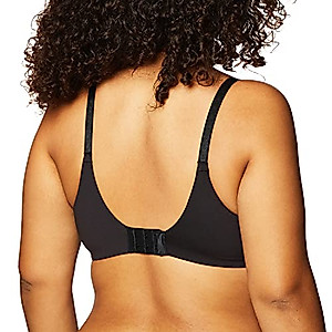 Warner's Women's Cloud 9 Super Soft Underwire Lightly Lined T-Shirt Bra RB1691A, Black, 38C