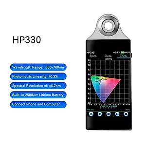 GOYOJO Portable Spectrometer Color Illuminometer Meter Spectrophotometer (HP330)
