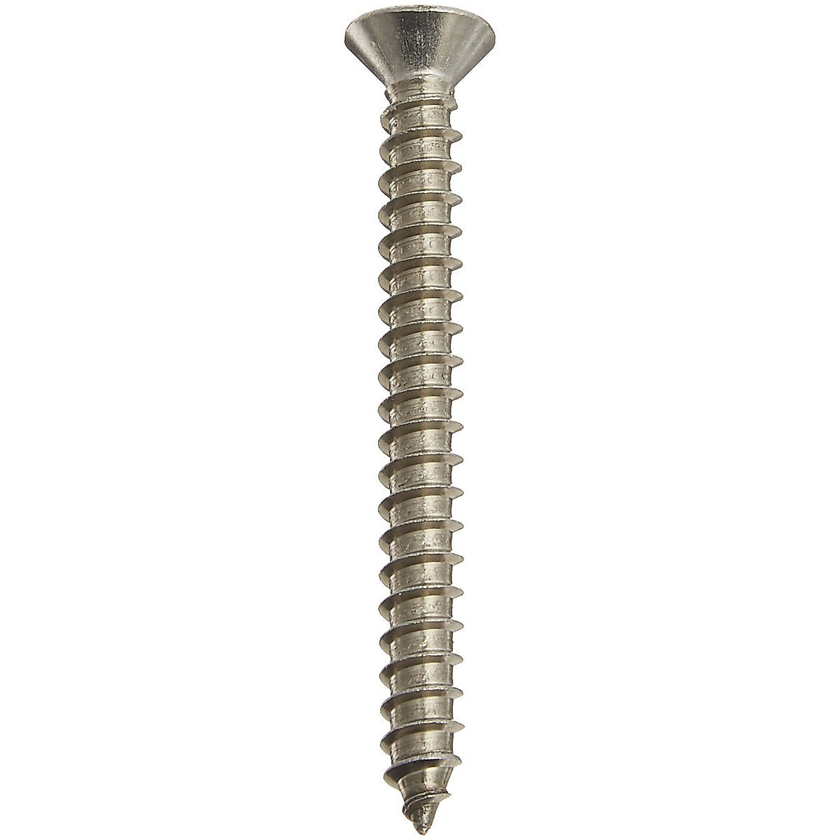 Small Parts 1440APF188 18-8 Stainless Steel Sheet Metal Screw, Plain Finish, 82 degrees Flat Head, Phillips Drive, Type A, #14-10 Thread Size, 2-1/2" Length (Pack of 10)