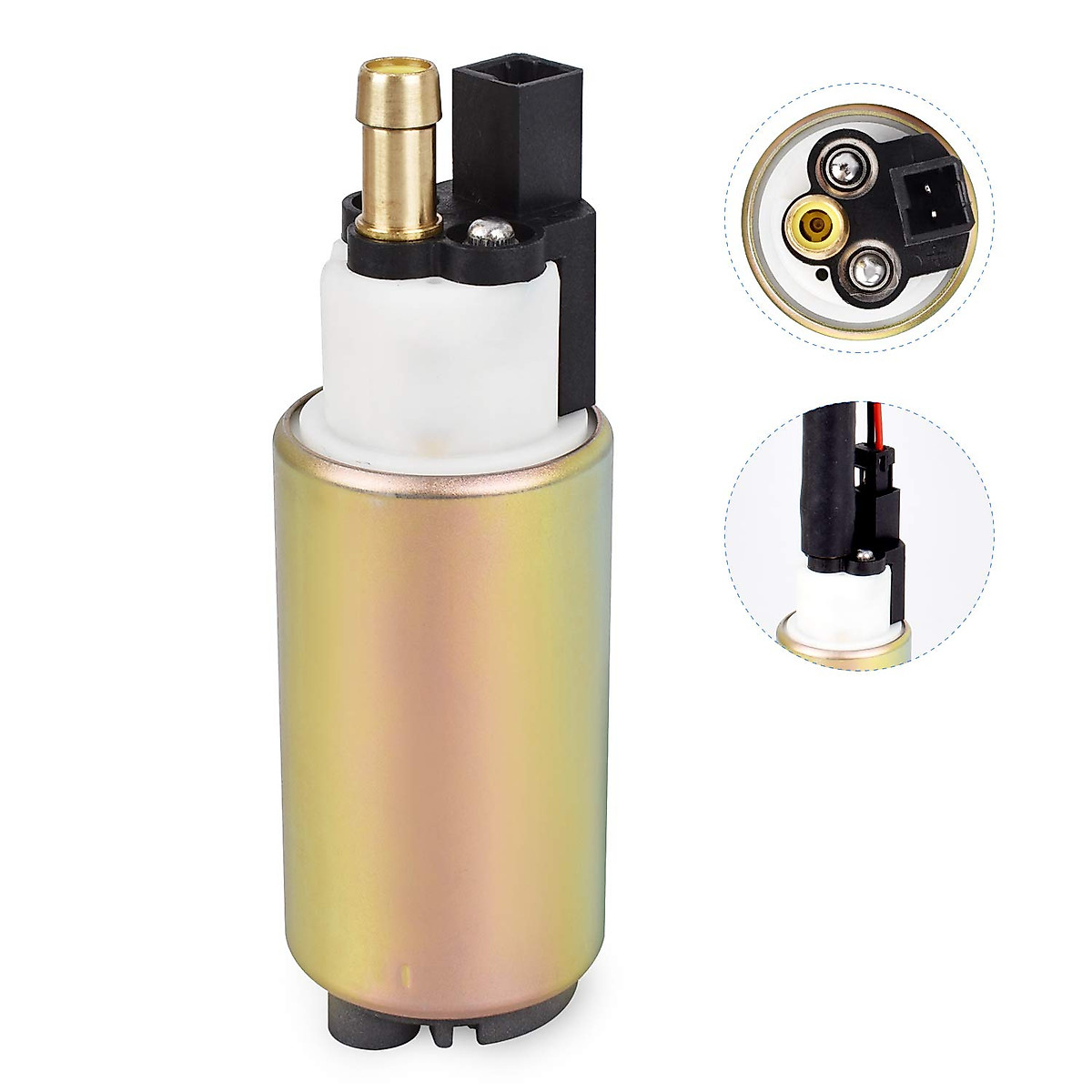 New Electric Intank Fuel Pump Replace# E2157 Compatible with 1990 1991 1992 1993 1994 1995 1996-2004 Ford; 1993-2002 Lincoln & Mazda;1990-2001 Mercury; Mitsubishi, Acura, Jaguar, KIa Fuel Pump