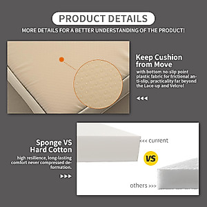 Rattaner 5-Piece Outdoor Patio Furniture 45 in Outdoor Fire Pits Patio Furniture Set 60000 BTU Outdoor Propane Fire Pit No-Slip Cushions Waterproof Covers, Khaki