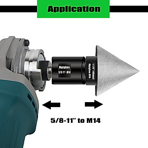 1pcs Angle Grinder Adapter Different Thread Diamond Core Bits Drill Grinder Cutter 5/8-11 Female to M14 Male.