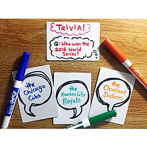 Apostrophe Games Dry Erase Blank Playing Cards, Poker Size - 2.5" x 3.5", 45 Reusable Blank Cards w/Box, Flash Cards, Board Game Cards, Study Guide & Note Cards