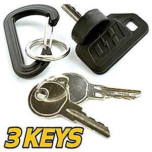 HD Switch Starter Ignition Switch Replaces John Deere TCA22740, TCA15075, AM101561 with 3 Keys & Free Carabiner