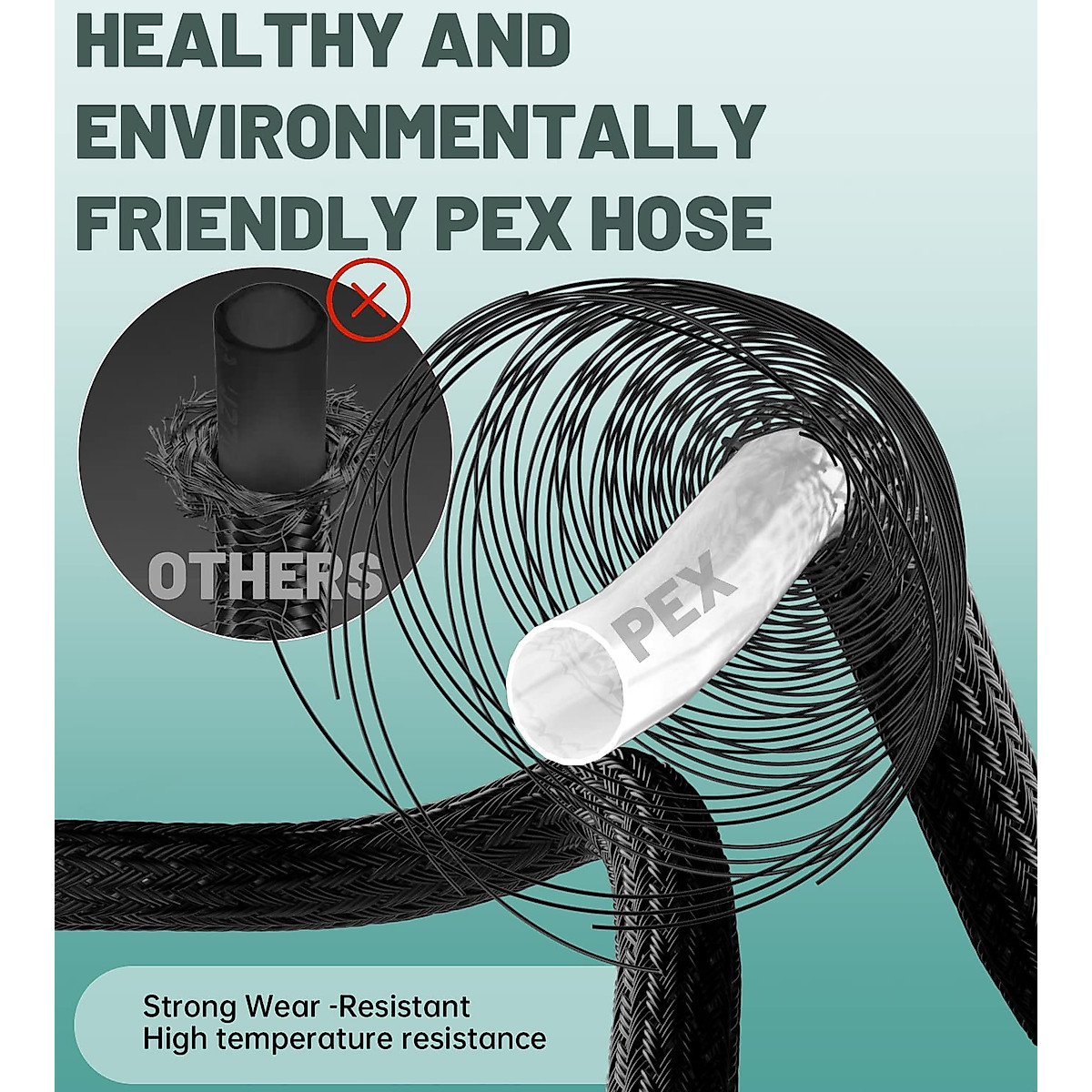 Matte Black Kitchen Faucet with Pull Down Sprayer and Soap Dispenser, DAYONE Single Handle High Arc Stainless Steel Kitchen Faucet Tap, with Escutcheon & 3 Functions, DAY-APS257MB