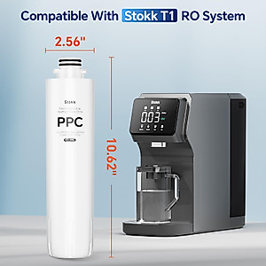 RT1-PPC Filter, Replacement for T1 Countertop Reverse Osmosis Water Filter, 6-12 Month Lifetime