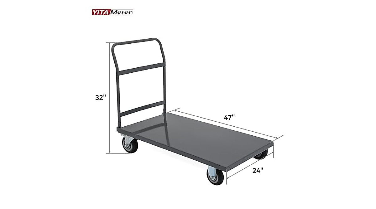 Heavy Duty YITAMOTOR Platform Dolly - 2000lb Capacity