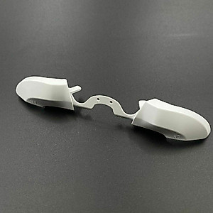 Meijunter Replacement Full Housing Shell Case Cover Faceplate Repair Parts for Xbox One Elite 1st Series Controller (White)