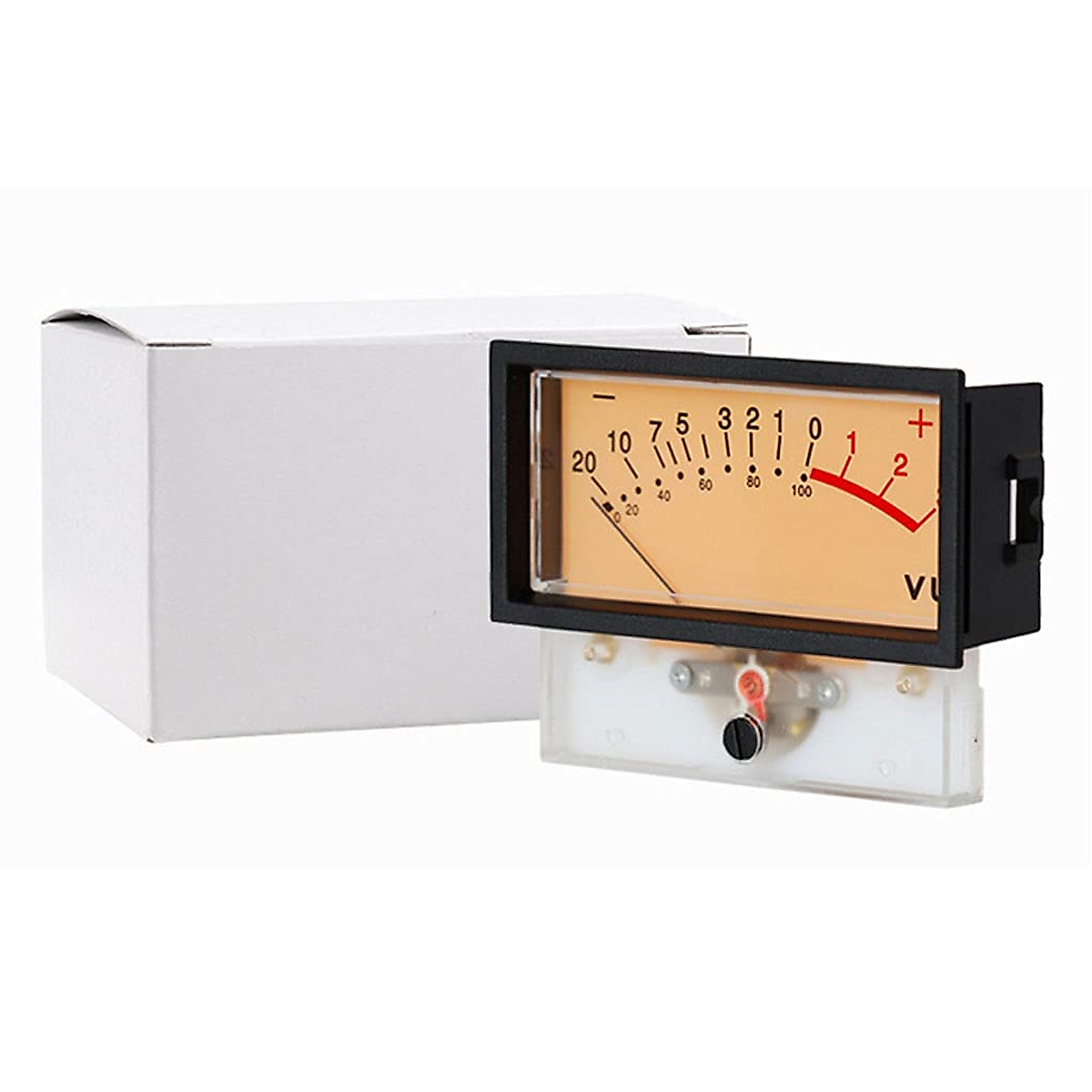 BALAX VU Meter Panel Kit Backlit Decibel/Level Tester with VU Driver Board Backlight