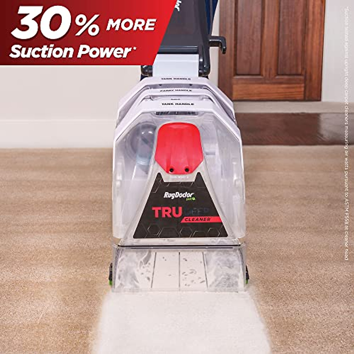 Rug Doctor Pet TruDeep Carpet Cleaner, Pet Upholstery Tool, Best-In-Class Suction Power, Dual Brush Cross-Action Technology for One-Pass Cleaning