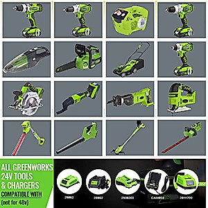 TenHutt 【Upgrade】 3.0Ah 24V Replace Battery for Greenworks 29842 29852 Lithium Battery Compatible with 20352 22232 2508302 24V Cordless Tools