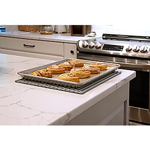 Camco 43519 Roll-Up Dish Drying Rack - Provides Extra Drying Space for Dishes, Pots and Pans - Heat-Resistant Up to 450° F - 17-Inches x 13-Inches