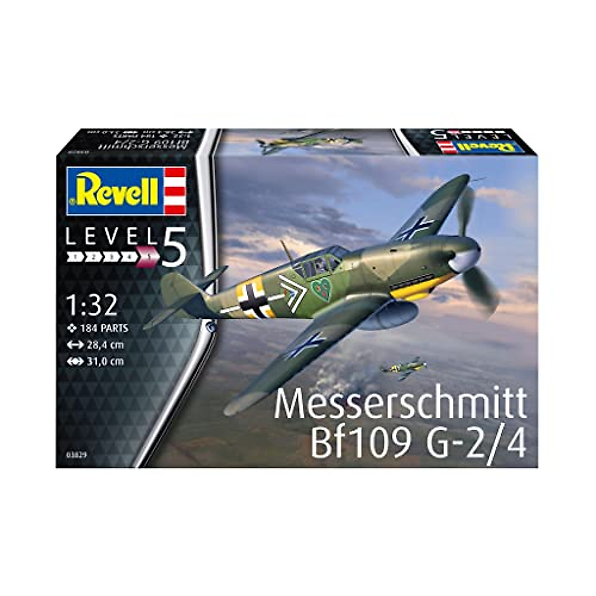 Revell 03829 Messerschmitt Bf109G-2/4 1:32 Scale Model Kit