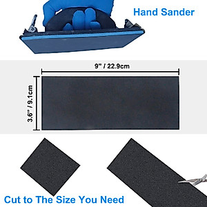 Sandpaper Variety Pack, 20PCS Sand Paper Assorted for Wood Metal Sanding, Wet Dry Sandpaper Sheets 120/240/320/400/600/800/1200/1500/2000/3000 Grits, 9 x 3.6 Inch