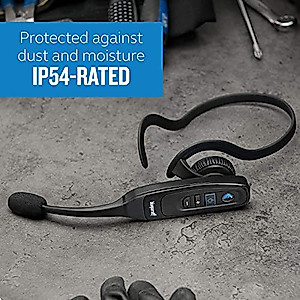BlueParrott C400-XT (204151) Noise Cancelling Wireless Bluetooth Headset w/ iSave Protective Carrying Case with 24 Hours of Talk time
