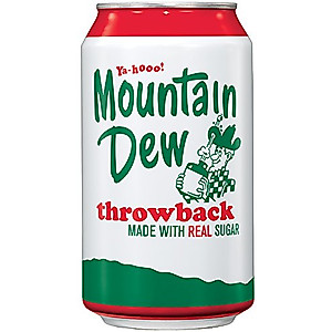 Mountain Dew Throwback, 12 Fl Oz (pack of 12)