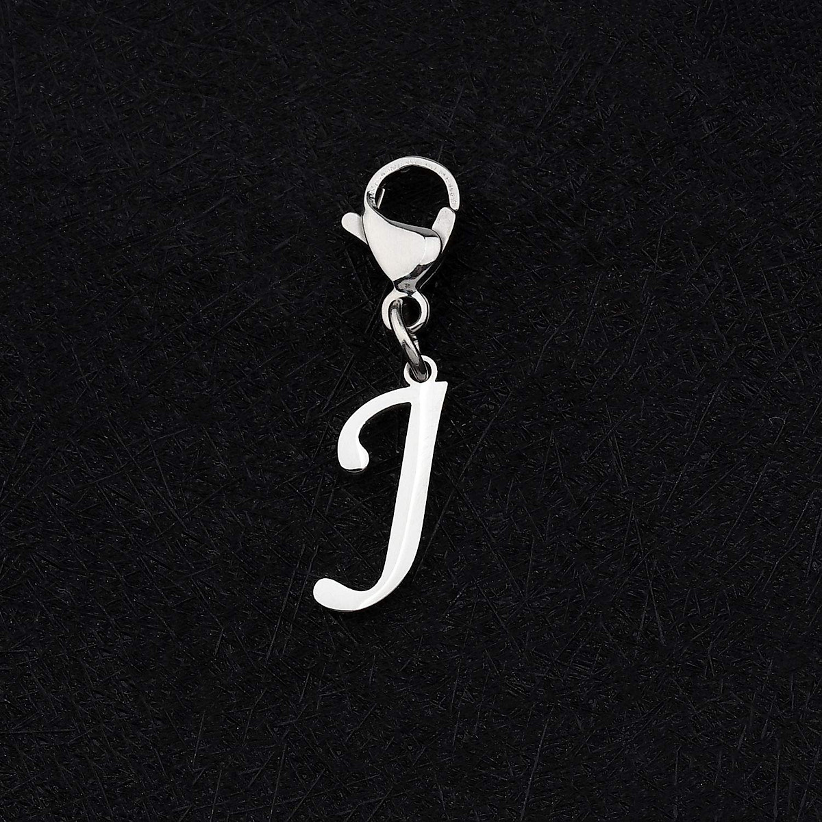 ENSIANTH Intial Letter A-Z Alphabet Charm Alphabet Jewelry for Women Gifts for Friends Clasps for jewelry (J)