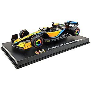 JODIYAAH 1:43 2022 F1 McLaren MCL36 #3 Daniel Ricciardo #4 Lando Norris Alloy Luxury Vehicle Diecast Cars Model Toy (2022 MCL36 #3 Hardcover)