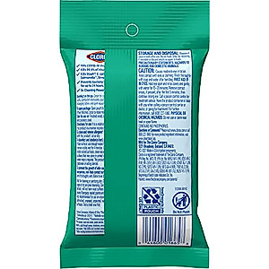 Clorox Disinfecting On The Go Travel Wipes, Fresh Scent, 9 Count, Pack of 24 (Package May Vary)
