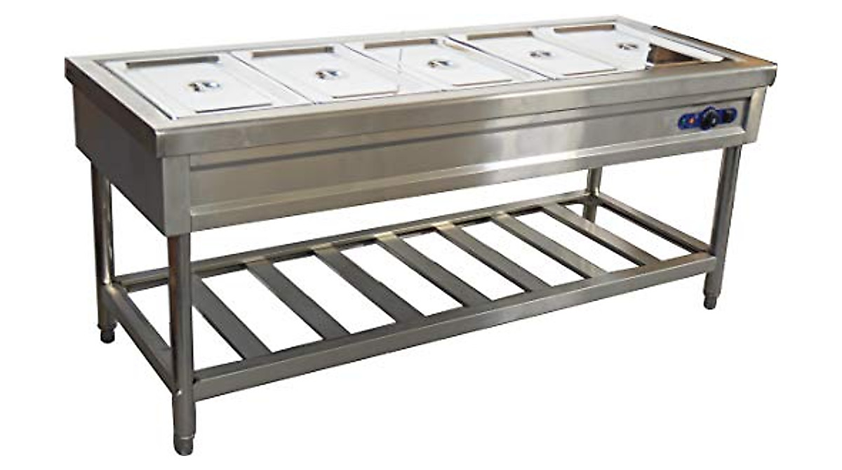 Buy INTBUYING 72" 5-Pan Electric Steam Table