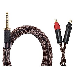 KK Cable II-SO Replacement Audio Upgrade Cable Compatible for HD420 HD430 HD525 HD545 HD565 HD650 HD600 HD580 Headphones. 4.4MM Male Balanced Plug. II-SO (1.5M(4.9ft))