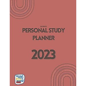 2023 Personal Bible Study Planner - JW: Undated six month: This planner is undated and can be used at anytime! (FUN VERSION - decorated with digital stickers.)