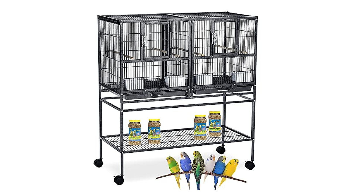 Premium Combo Breeding Stacker Bird Cage - Durable & Stylish