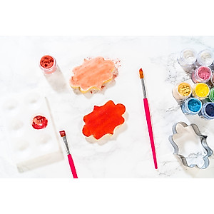 Bakerpan Pearl Luster Dust Edible, Yellow Luster Dust, 4 Grams Edible Glitter for Cake Decorating, Cookies, Chocolates and Candies, Luster Dust Edible for Drinks