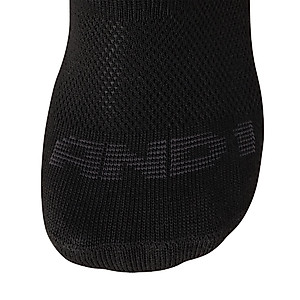 AND1 Men's Socks - Lightweight Performance No Show Liner Socks (24 Pack), Size 6-12.5, Black