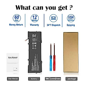 ZAYAUPVL 84.08Wh YB06XL Battery Replacement for HP Spectre X360 Convertible 15-CH0XX 15T-CH000 Series 15-CH011DX 15-CH011NR 15-CH012NR 928427-271 928427-272 928372-855 928372-856 YB06084XL 11.55V
