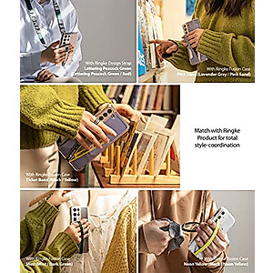 Ringke Band Strap Slim, Microfiber Phone Strap Holders for Smartphone Case - Peacock Green