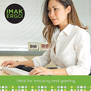 Imak A10165 Wrist Cushion - Black (D132) (IMAA10165)