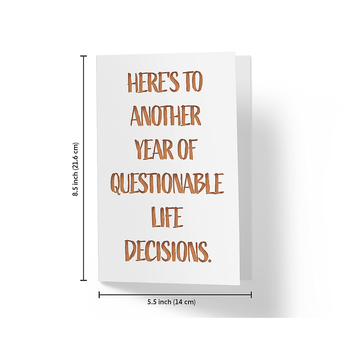 Funny Birthday Card for Him Her - Witty Mom Dad Anniversary Card - Perfect Card for Son Daughter - Ideal Sister Brother Friend Birthday Card - Karto - To Another (To Another Simple)