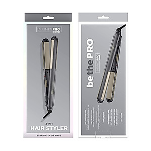 INFINITIPRO BY CONAIR 2-in-1 Styler, Curl or Straighten with 1 Tool