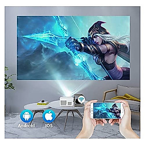 Digital Focus Smart Android WiFi Full HD 1920 * 1080P LED Projector Video Projector Home Theater LCD Laser (Color : A20 add air Mouse)