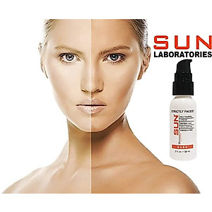 Sun Laboratories By Giesee Face Self Tanner Dark - Self Tanning Lotion for Gradual, Sunless Tan - Premium Facial Tanner Drops & Mist - Tanning Lotion for Face