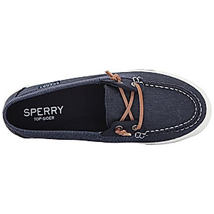 Sperry Womens Lounge Away Sneaker, Navy, 7.5