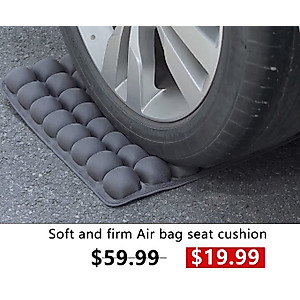 WalBryka High Comfortable Airbag Office Chair Cushion Pain Relief Air Seat Cushions with Non-Slip Cover (Blue)