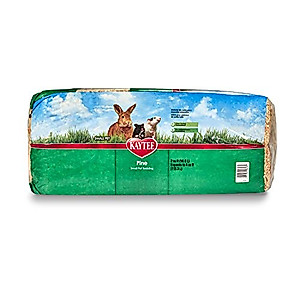 Kaytee Small Animal Pine Bedding For Pet Guinea Pigs, Rabbits, Hamsters, Gerbils, and Chinchillas, 113 Liter