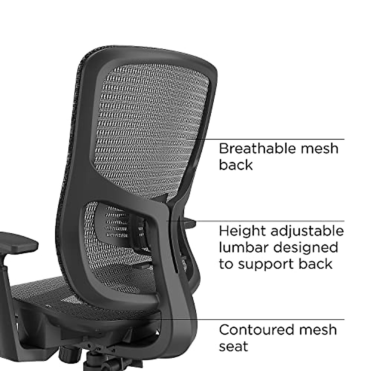 STAPLES 2260271 Kroy Mesh Task Chair Black
