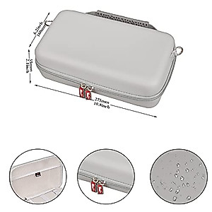 Mchoi Stethoscope Case With Grooved, Suitable for 3M Littmann Classic III Stethoscope, Extra Room for Medical Bandage, Scissors and LED Penlight, Case Only