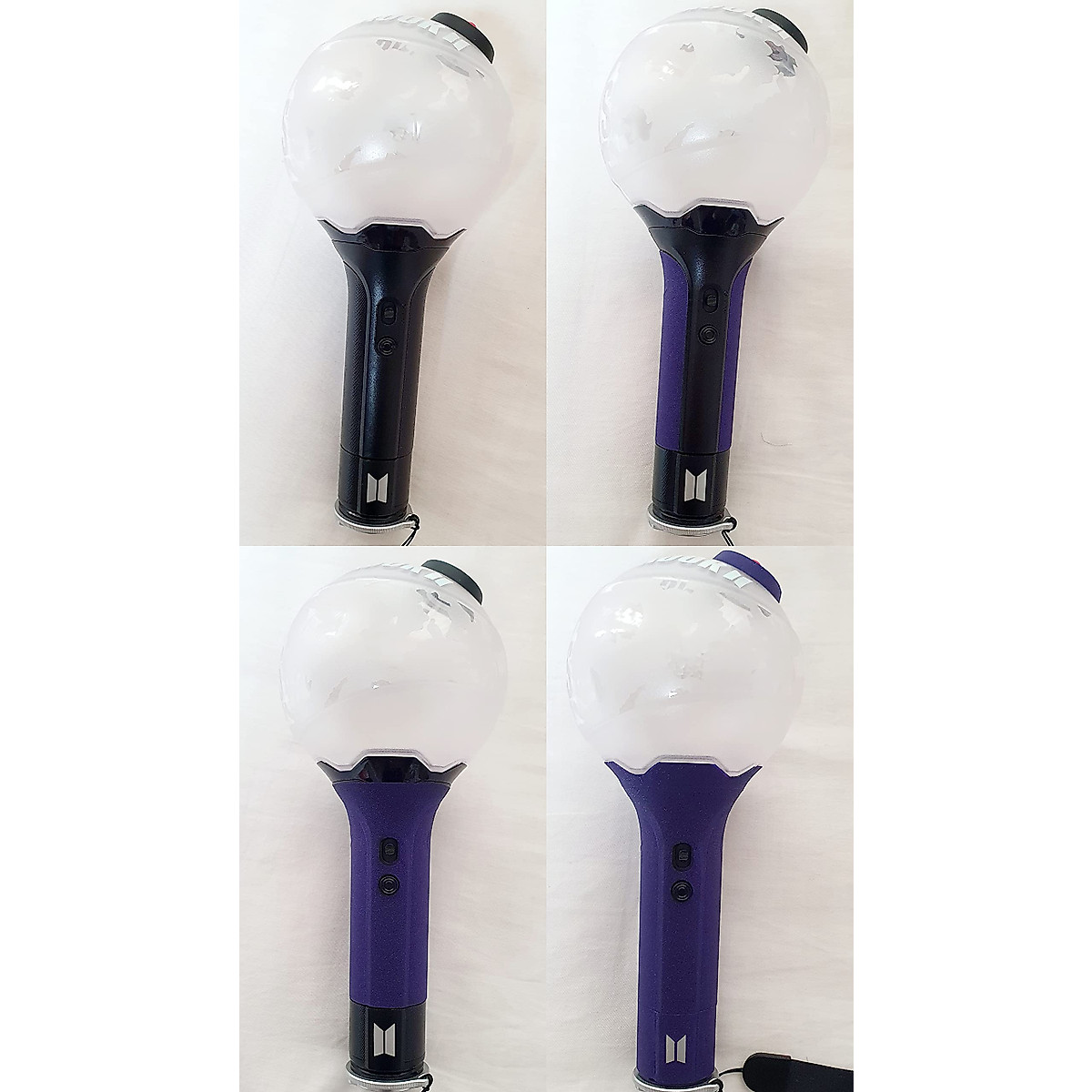 Generic Army Bomb Ver 3 Decal Sticker Decorations for BTS Official Lightstick Adhesive DIY Sticker Make Your Armybomb Special Bangtan Boys (Purple(Ver3))
