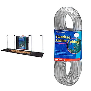 Penn-Plax Undergravel Aquarium Filter for 40-55 Gallon Tanks and Standard Airline Tubing for Aquariums
