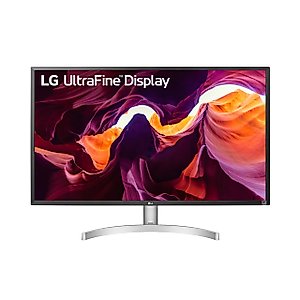 LG 27UL500-W 27-inch 4K UHD (3840 x 2160) UltraFine Computer Monitor, IPS, AMD FreeSync, HDR10, HDMI, DisplayPort, Black Stabilizer, White
