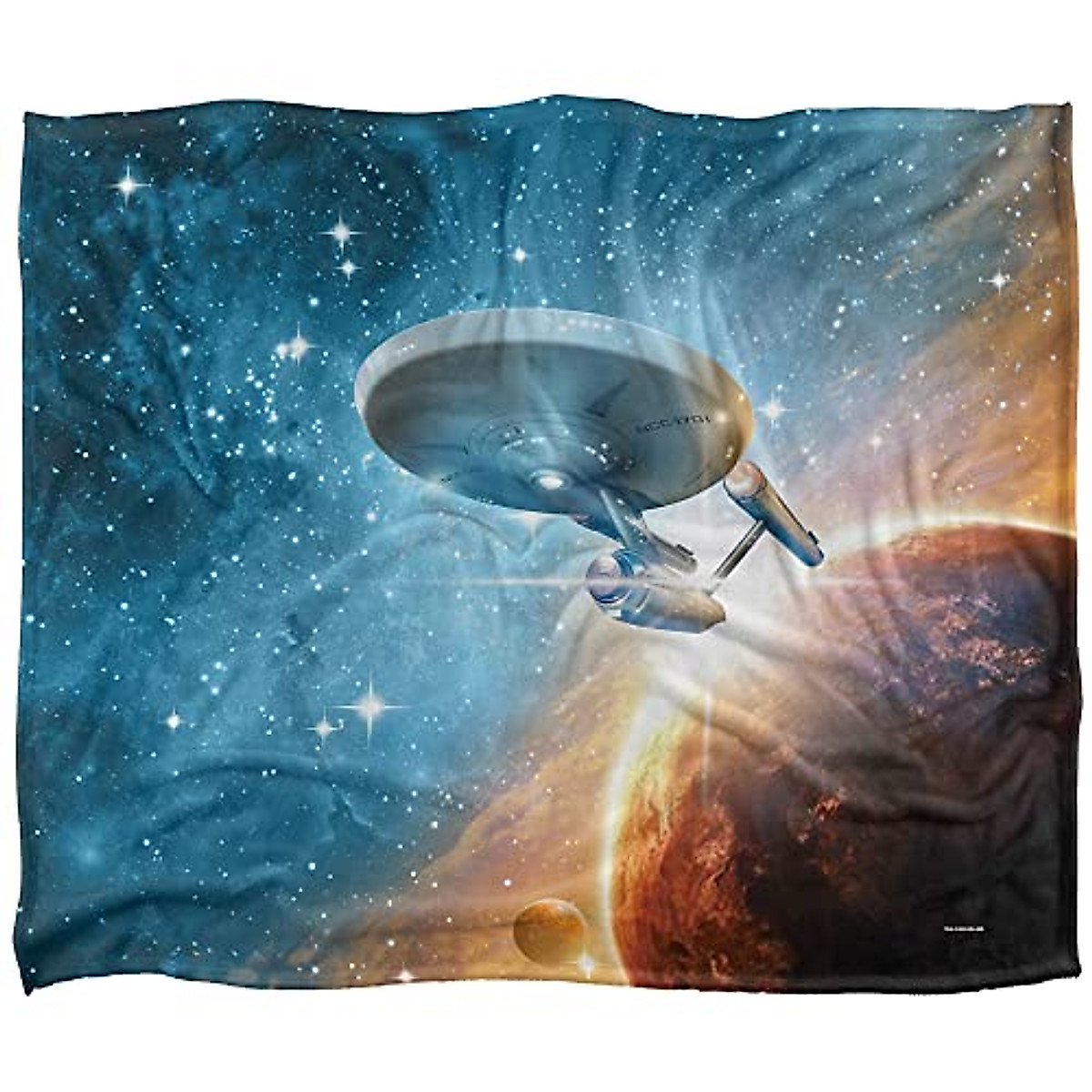 Star Trek Final Frontier Officially Licensed Silky Touch Super Soft Throw Blanket 50" x 60"