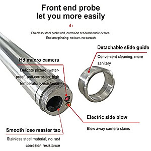 Gexmil Cow Artificial Insemination Device Cow Visual Endoscope Sperm AI Gun Tools Veterinary Breeding Kit for Horse Cattle