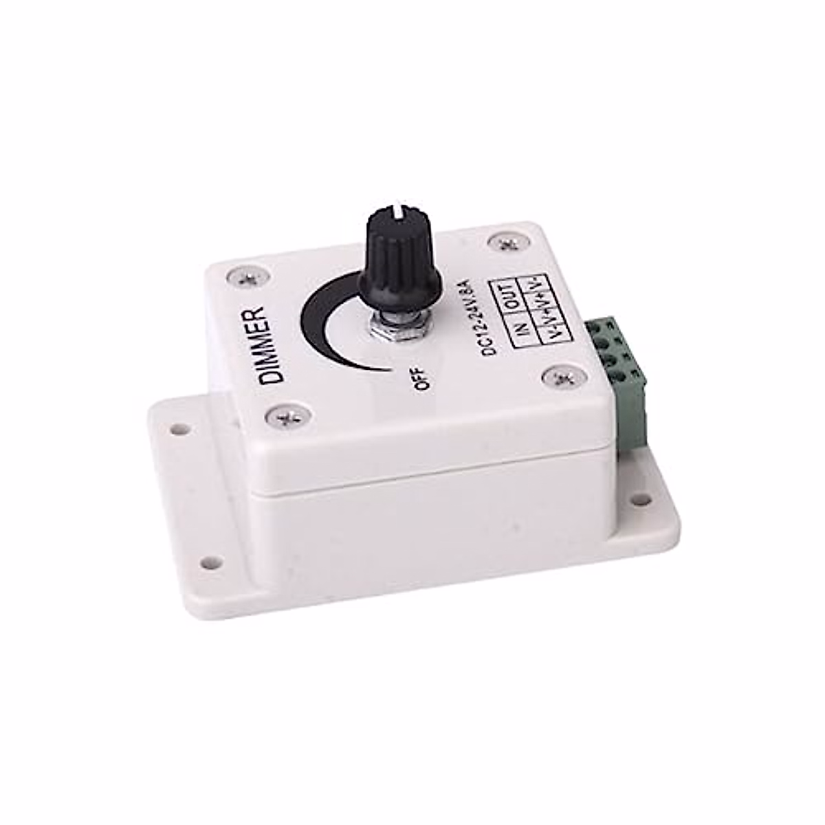 DOITOOL Led Bulb Dimmer Led Light Bulbs Dimming Light Bulbs Controller Adjuster Rotating Light Bulb Tape Light Dimmer Lamp Rotary Dimmer Led Dimmer Switch Dc White Manual Control Lights