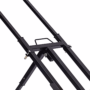 Stair Climbing Cart Portable Climbing Cart 330 LBS Three-Wheel Chassis Portable Stair Climber Hand Truck Heavy Duty with 10 Wheels (Black-330 lbs-10 Wheels)