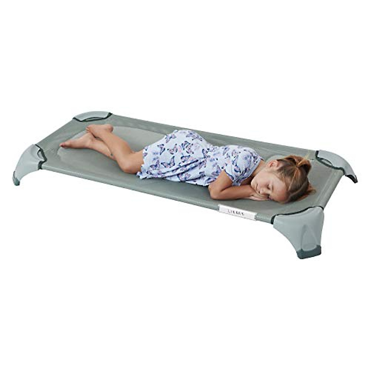 ECR4Kids Stackable Cozy Cot with Storage, Classroom Furniture, Sage, 6-Pack
