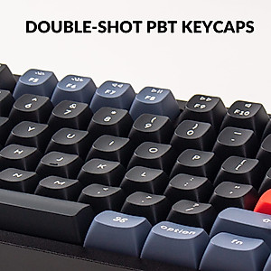 Keychron Q3 Wired Custom Mechanical Keyboard Knob Version, TKL QMK/VIA Programmable Macro with Hot-swappable Gateron G Pro Brown Switch Double Gasket Compatible with Mac Windows Linux (Black)